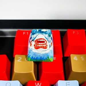 Shark Keycap, Shark's Jaw Keycap, Custom Keycap, SA Profile Keycap ...