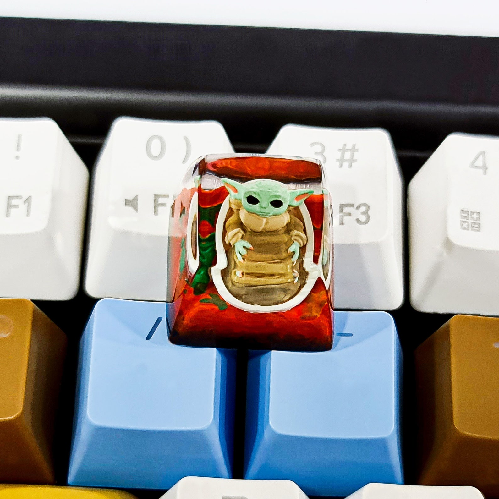 Baby Yoda Keycap Halloween Keycaps Horror Keycaps SA - Etsy