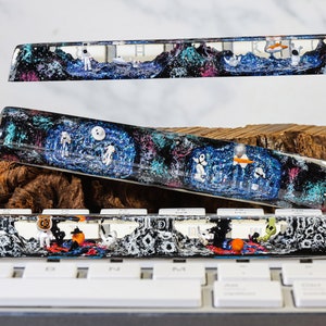 Custom Spacebar Keycap, Custom Keycap, Artisan Keycap, Character Custom ...