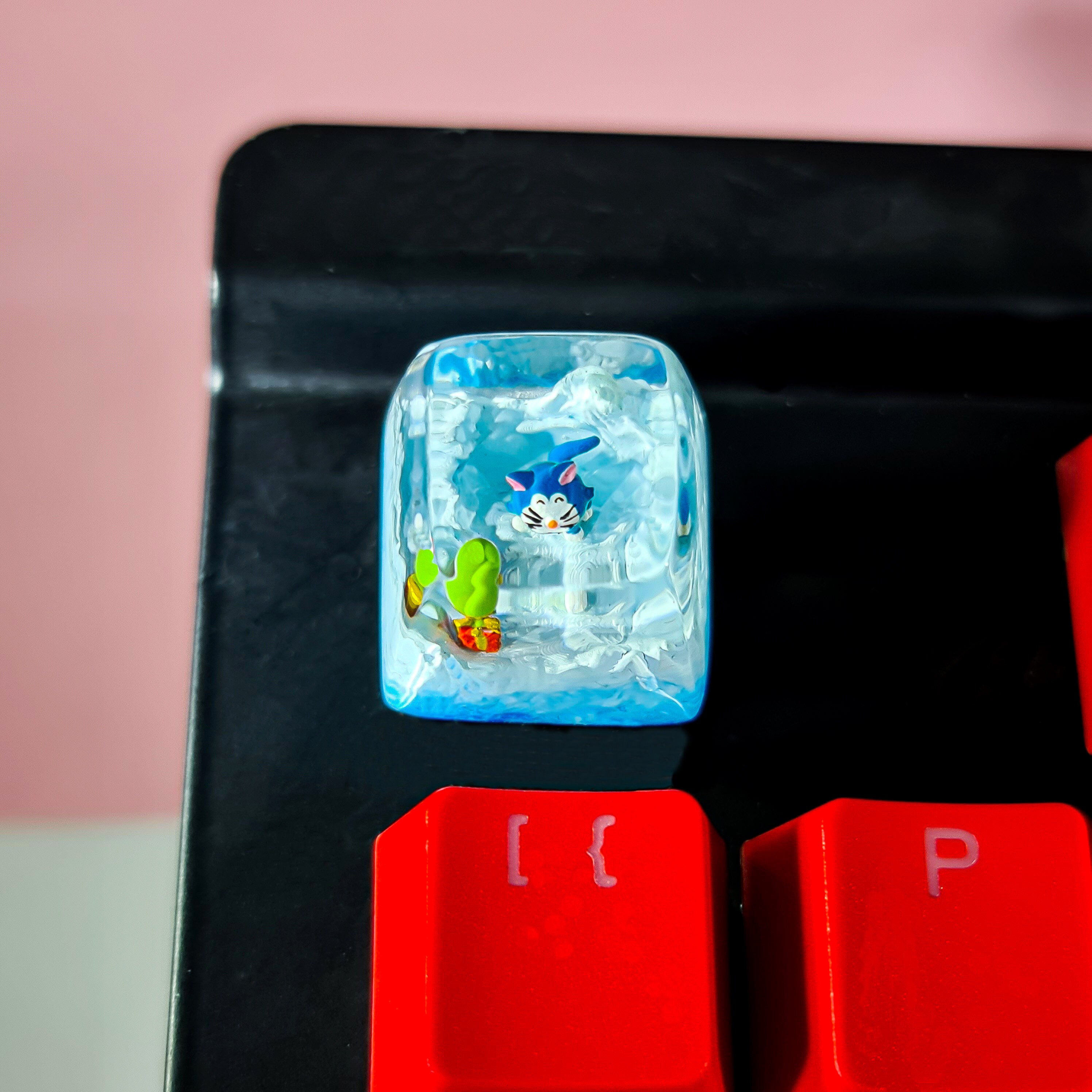 Lucky Cat Keycap, Cute Cat Keycap for Cherry MX, SA Profile Keycap ...