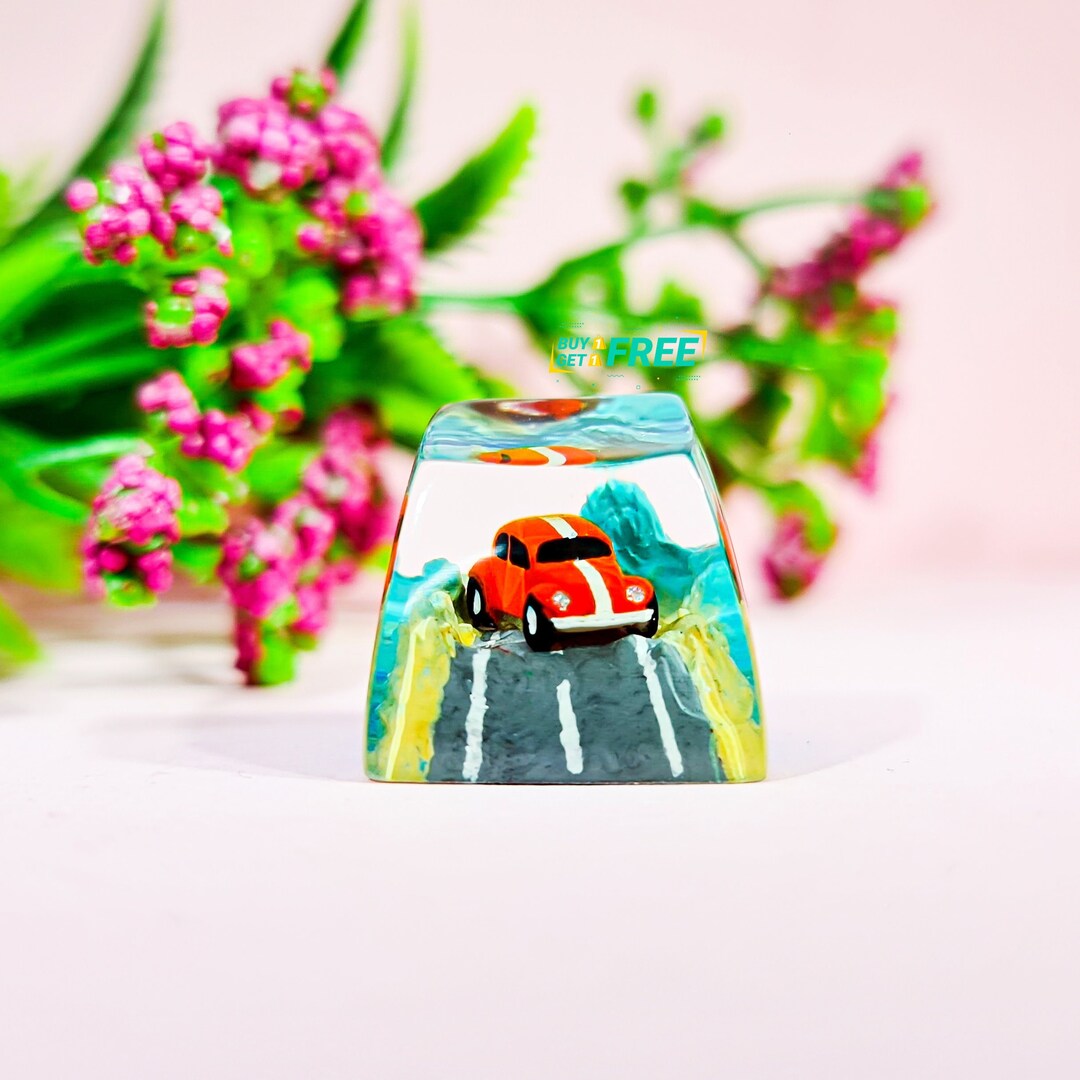 Car Keycap, Race Car Keycap , SA Profile Keycap, Custom Keycap, Artisan ...