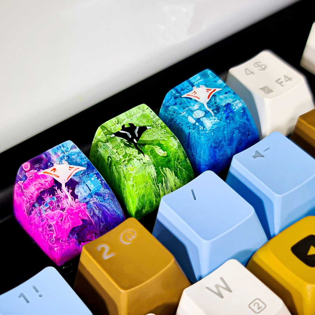 Ray Fish Keycap, Ray Keycaps, SA Profile Keycap, Custom Keycap, Artisan ...