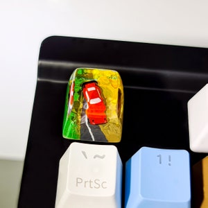 Car Keycap, Porsche Car Keycap, Red Car Keycap, Custom Keycap, Artisan ...