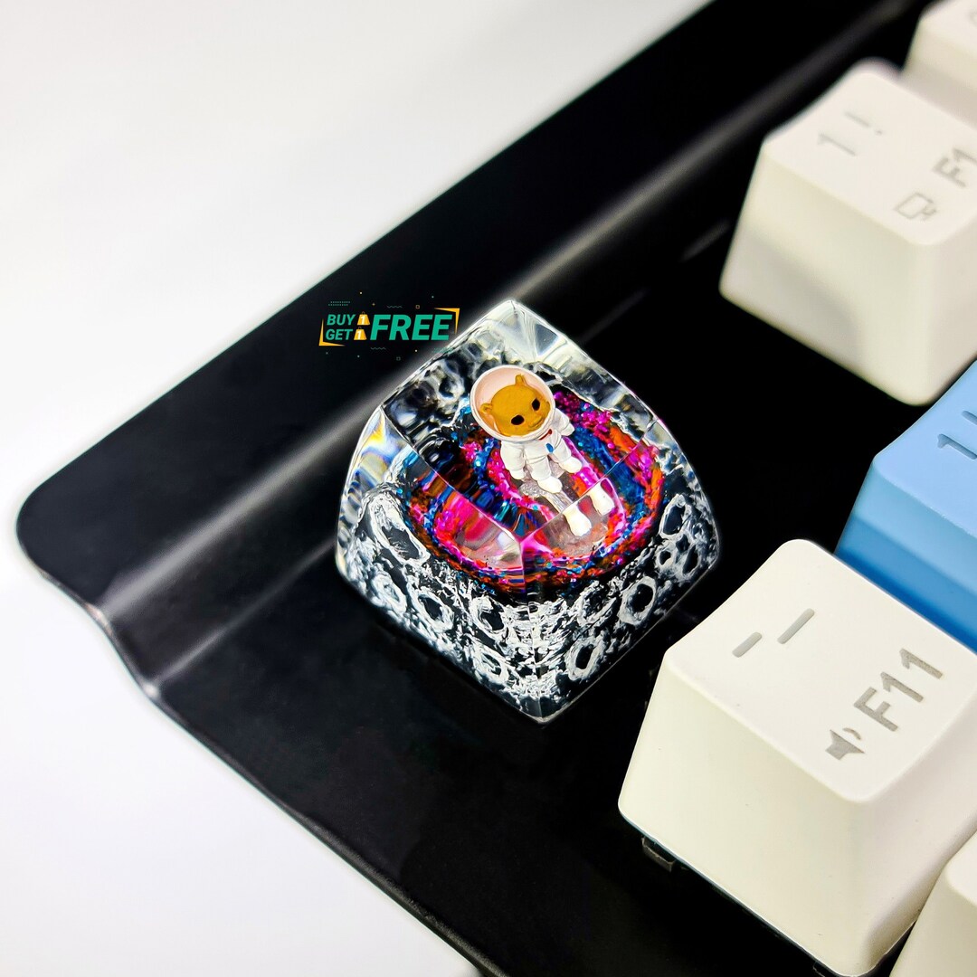 Astronaut Interstellar Galaxy Keycap,bear Astronaut, Planet Keycap ...