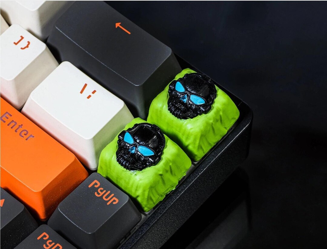 Skull Keycap, Ailen Keycap, Mask Keycap for Cherry MX Keyboard, Artisan ...