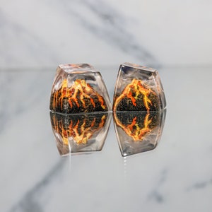 Volcano Eruption Artisan Keycap, Volcano Keycap, Gate Keycap, Custom ...
