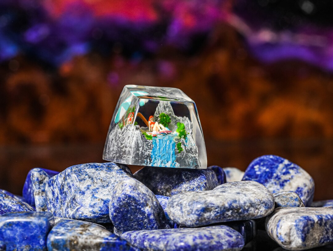 Beach Keycap, Anime Keycaps, Custom Anime Artisan Keycap, Custom ...