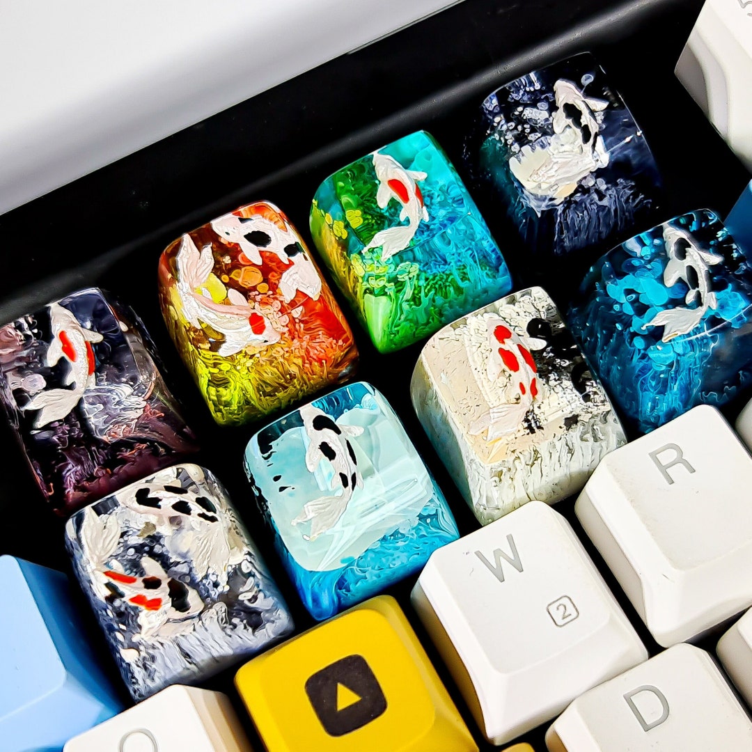 Koi Keycap Koi Fish Keycap Custom Keycap Artisan Keycap - Etsy
