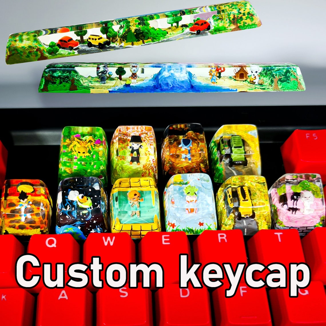 Custom Keycap Custom Spacebar Keycap Character Custom - Etsy