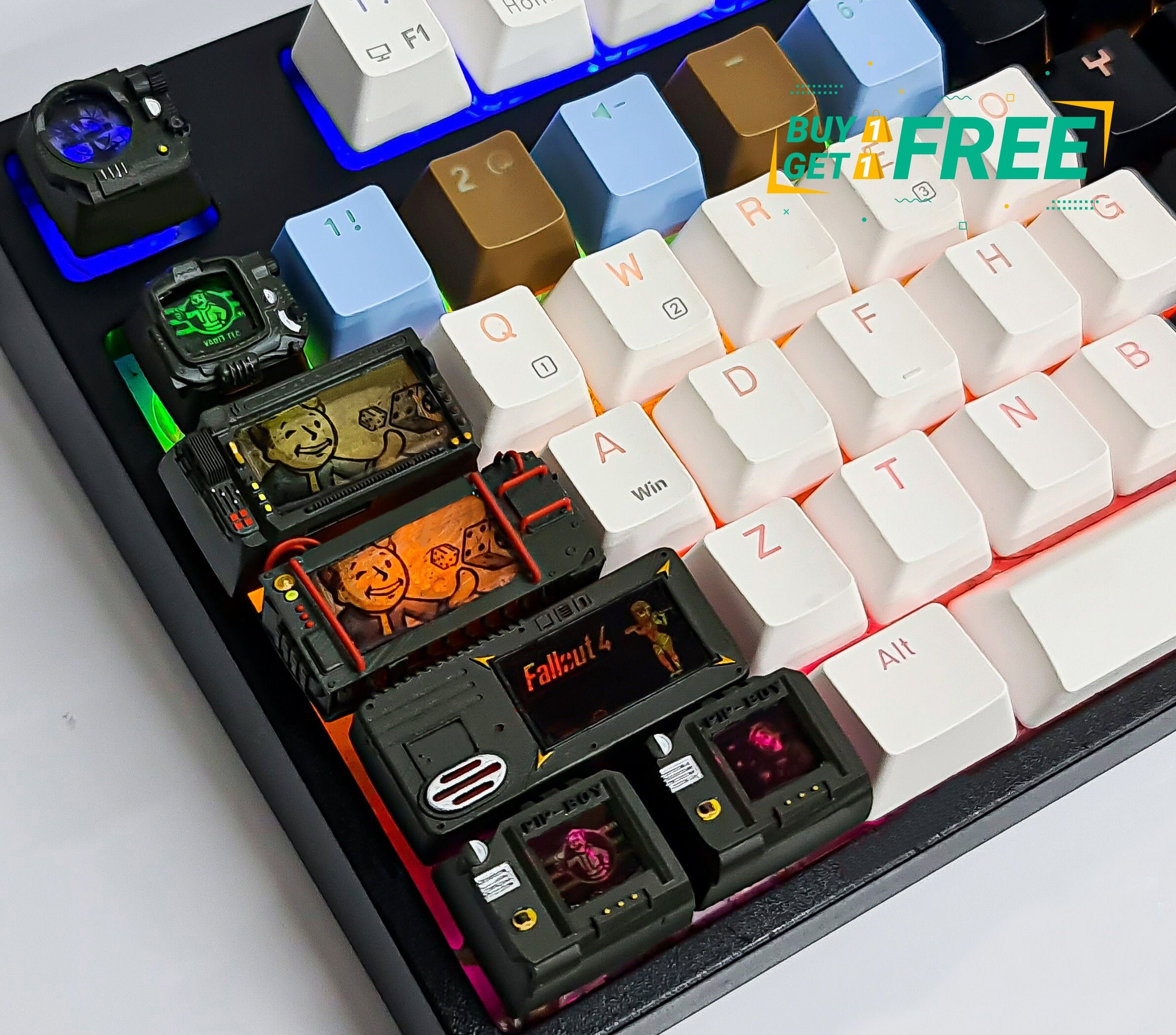 Pip Boy Keycap Fallout Pip Boy Keycap Custom Keycap Artisan - Etsy