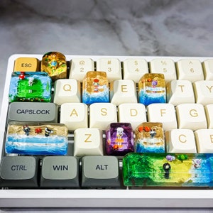 Animal Crossing Keycap, Raymond and Eugene Keycap, Animal Crossing ...