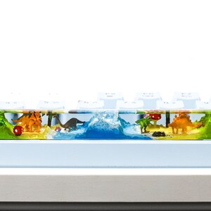 Dinosaur Artisan Keycap, Dinosaur Spacebar, Custom Pokemon Resin ...