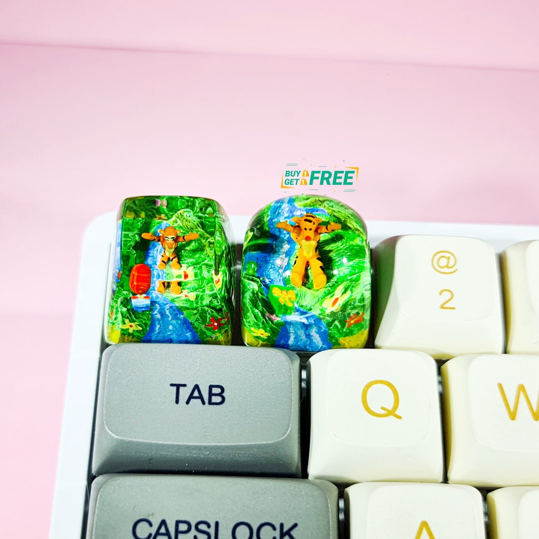 Tiger Keycap, Anime Keycap, for Cherry MX, SA Profile Keycap, Custom ...