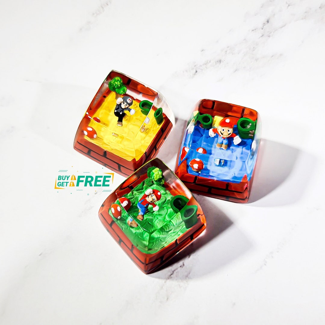 Game Artisan Keycap, ESC Resin Keycap, Resin Handmade Keycap, Anime ...