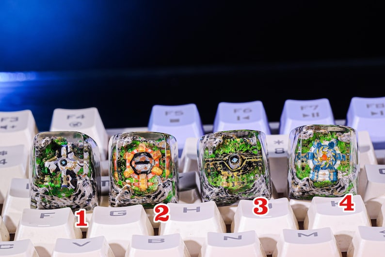 Custom Keycap, Gaming Keycap, Artisan Keycap,anime Artisan Keycaps ...
