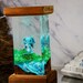 L.O.L Night Light, Gaming Lamp Decoration, Epoxy Resin Table Lamp, Wood ...