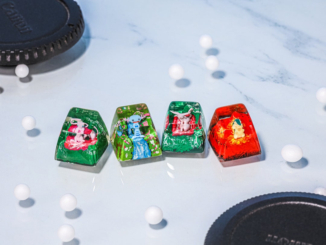 Custom Anime Artisan Keycap, ESC Resin Keycap, Anime Spacebar Resin ...