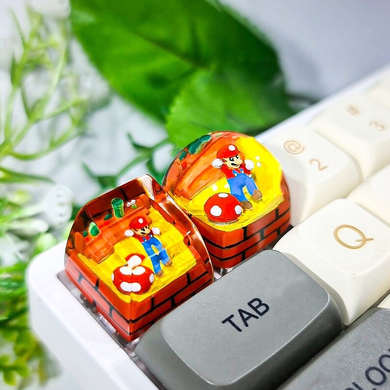 Super Mario Keycap Mario Keycap Game Keycap for Cherry MX - Etsy