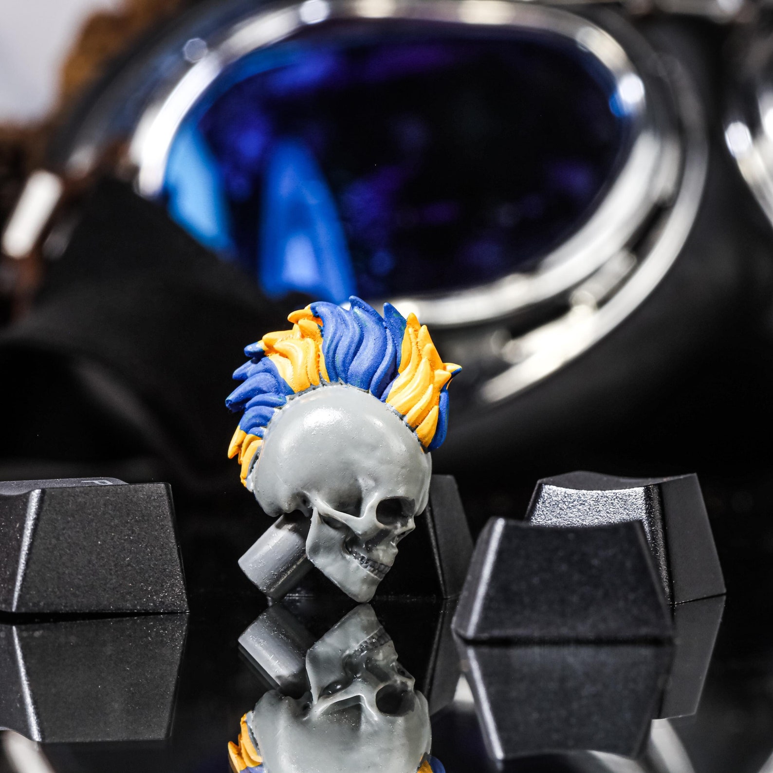 Skull Keycap, Halloween Keycap, Skullcap Keycap for Mechanical Keyboard ...