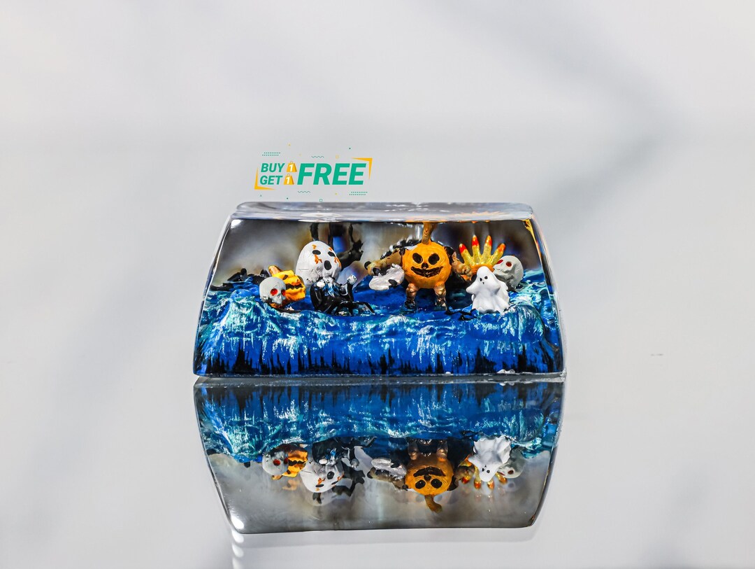Pumpkin Keycap, Halloween Keycap, Ghost Keycap, Anime Keycaps, Custom ...