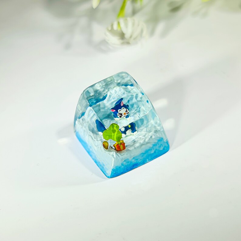 Lucky Cat Keycap, Cute Cat Keycap for Cherry MX, SA Profile Keycap ...