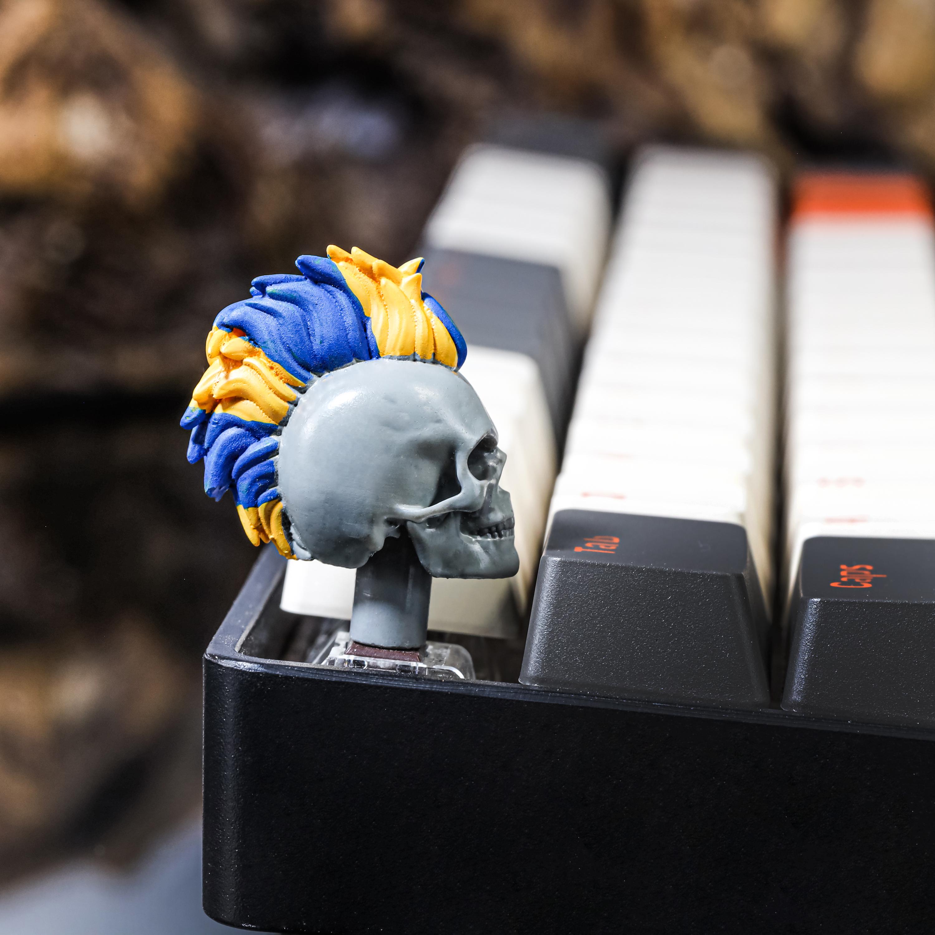 Skull Keycap, Halloween Keycap, Skullcap Keycap for Mechanical Keyboard ...