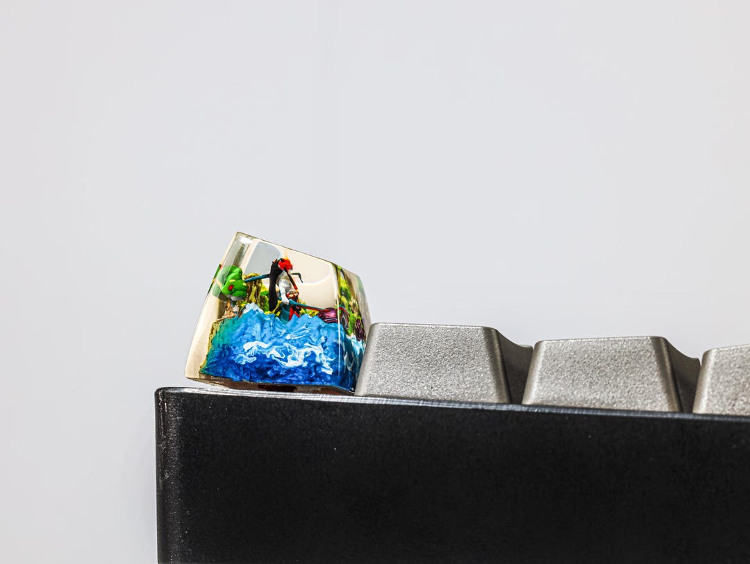 Anime Keycaps, Custom Anime Artisan Keycap, Custom Spacebar Resin ...