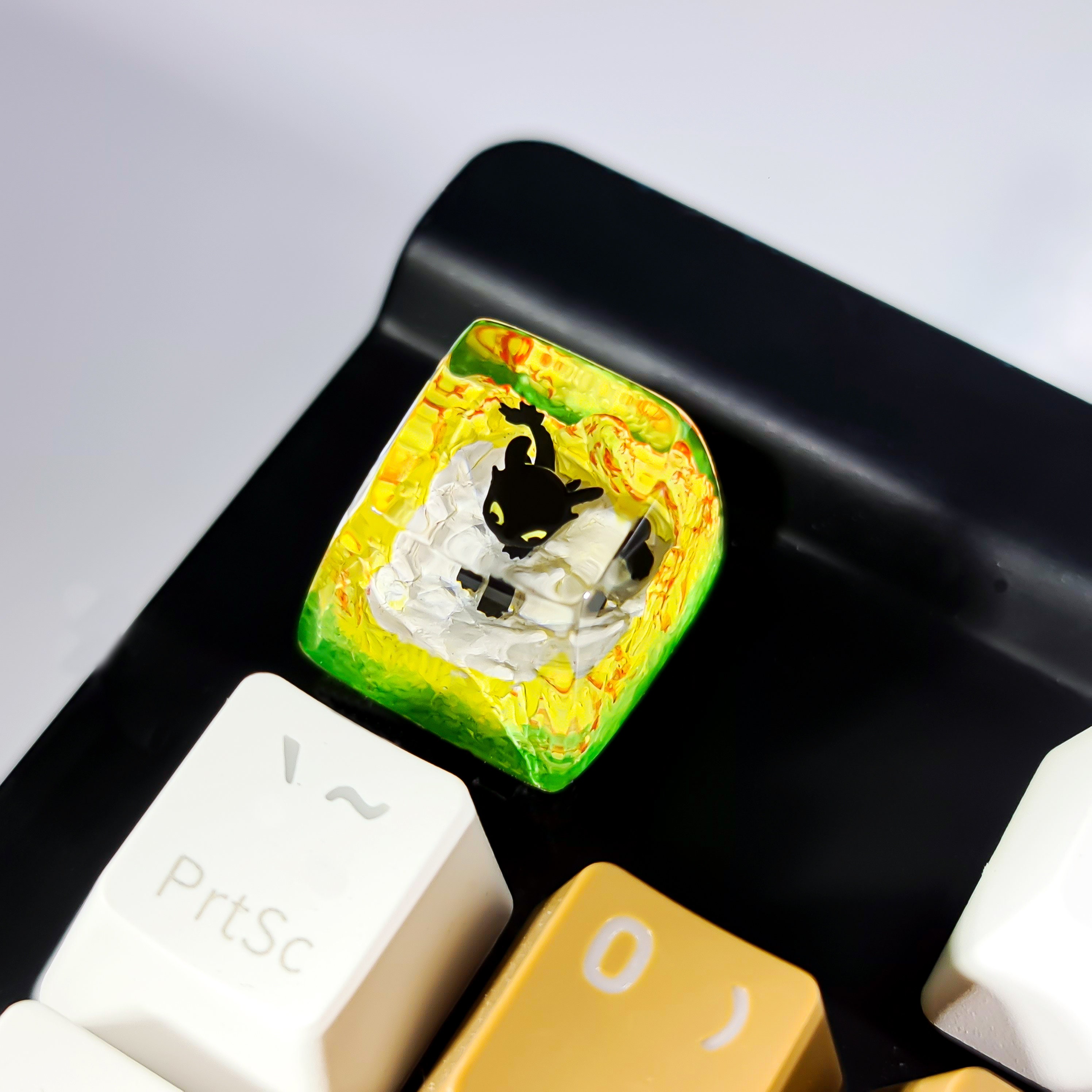 Anime Artisan Keycap, ESC Resin Keycap, Resin Handmade Keycap, Anime ...