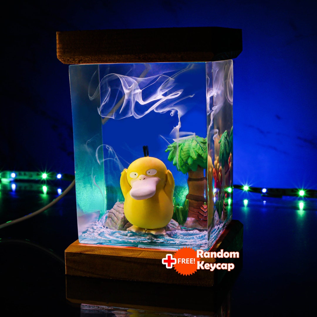 PSYDUCK Pokemon Night Light, Pokemon Night Light Epoxy Lamp, Custom ...