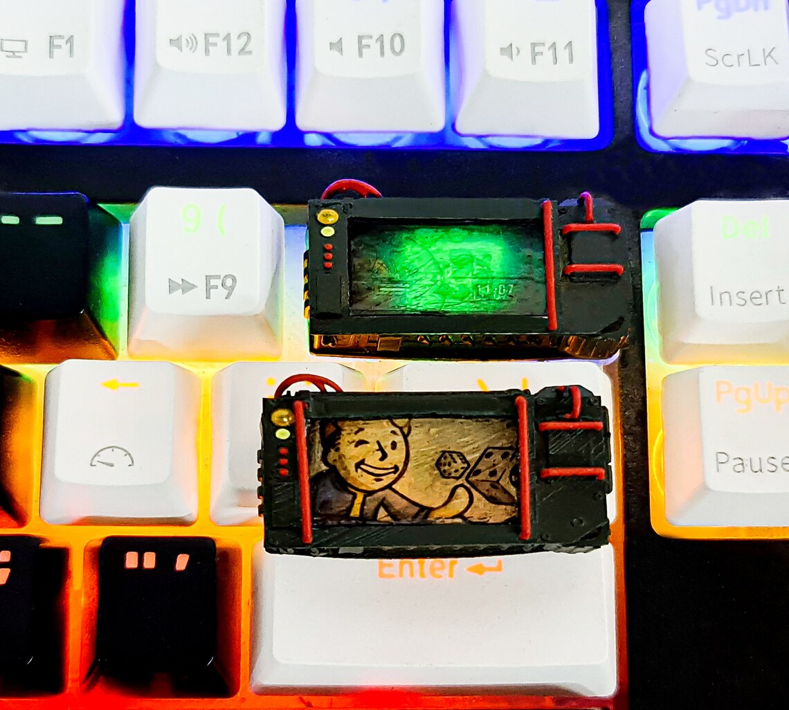 Pi.p Bo.y Keycap V2, Fall.out Pi.p B.oy Keycap, ESC Resin Keycap, Resin ...