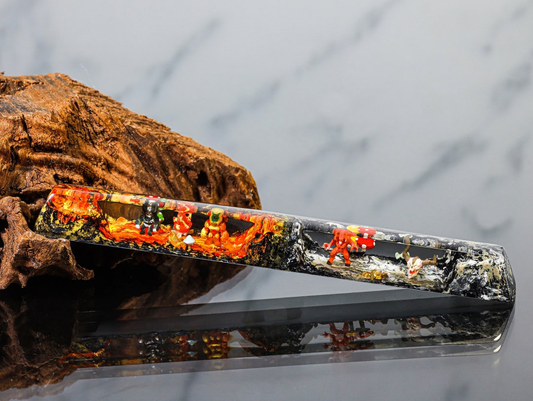 Custom Spacebar Artisan Keycap, Resin Keycap Spacebar, Custom Keycaps ...