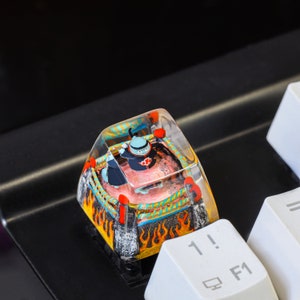 Anime Artisan Keycap, Cosplay Keycap, Custom Resin Keycap, Artisan ...