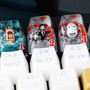 Halloween Artisan Keycap ,halloween Keycap, Horror Keycap, Skull Keycap ...