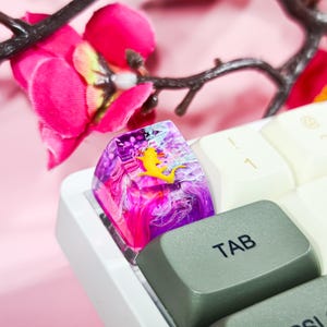 Axolotl Artisan Keycap, Custom Keycap, Artisan Keycap, Cherry Mx ...