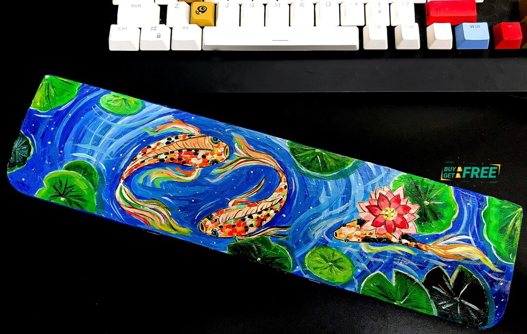 Fish Wrist Rest, Drawing Wrist Rest, Wood Wrist Rest, Custom Wrist Rest ...