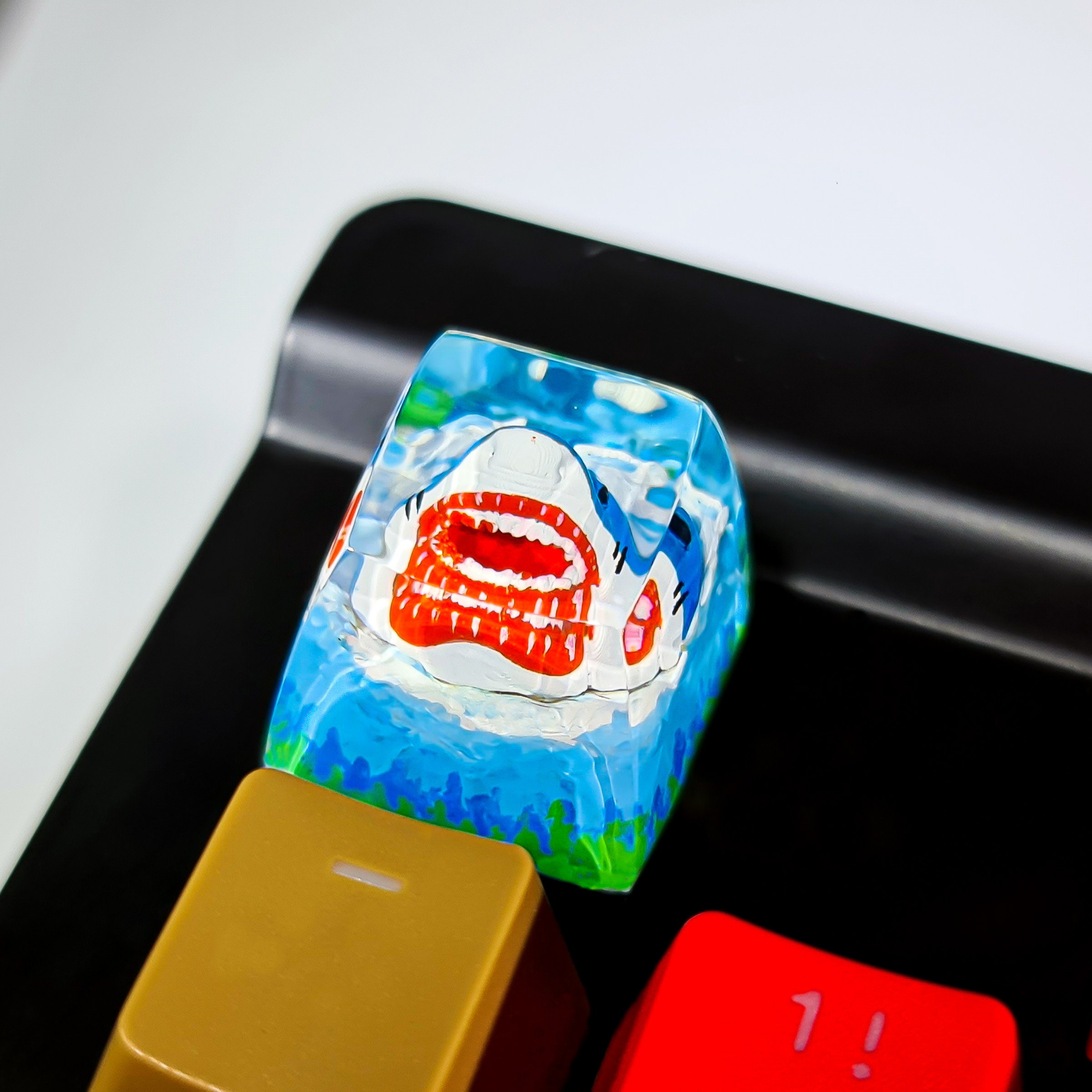 Shark Keycap Shark's Jaw Keycap Custom Keycap SA - Etsy Australia