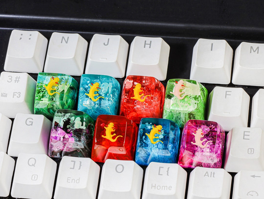 Custom Anime Artisan Keycap, Poke ESC Resin Keycap, Pokemon Spacebar ...