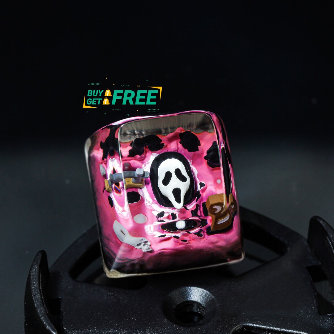 Ghost Keycap, Halloween Keycaps, Ghost Keycap, Horror Keycaps, Custom ...