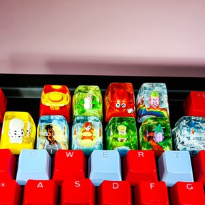 Custom Keycap, Custom Spacebar Keycap, Character Custom Keycap, Artisan ...