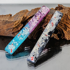 Koi Fish Spacebar, Sword Spacebar, Custom Spacebar, Artisan Keycap ...