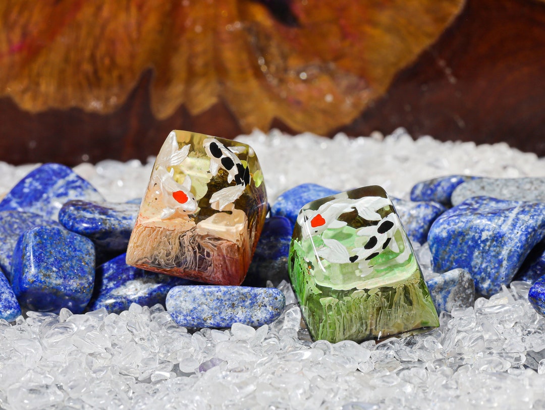Couple Koi Keycap, Koi Fish for Cherry Mx Keycap, Custom Keycap ...