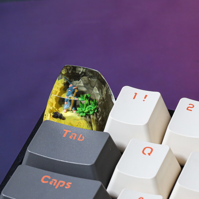 Re.my Keycap, Rata.touillie Keycap, Mouse Keycap, Anime Keycap, Custom ...