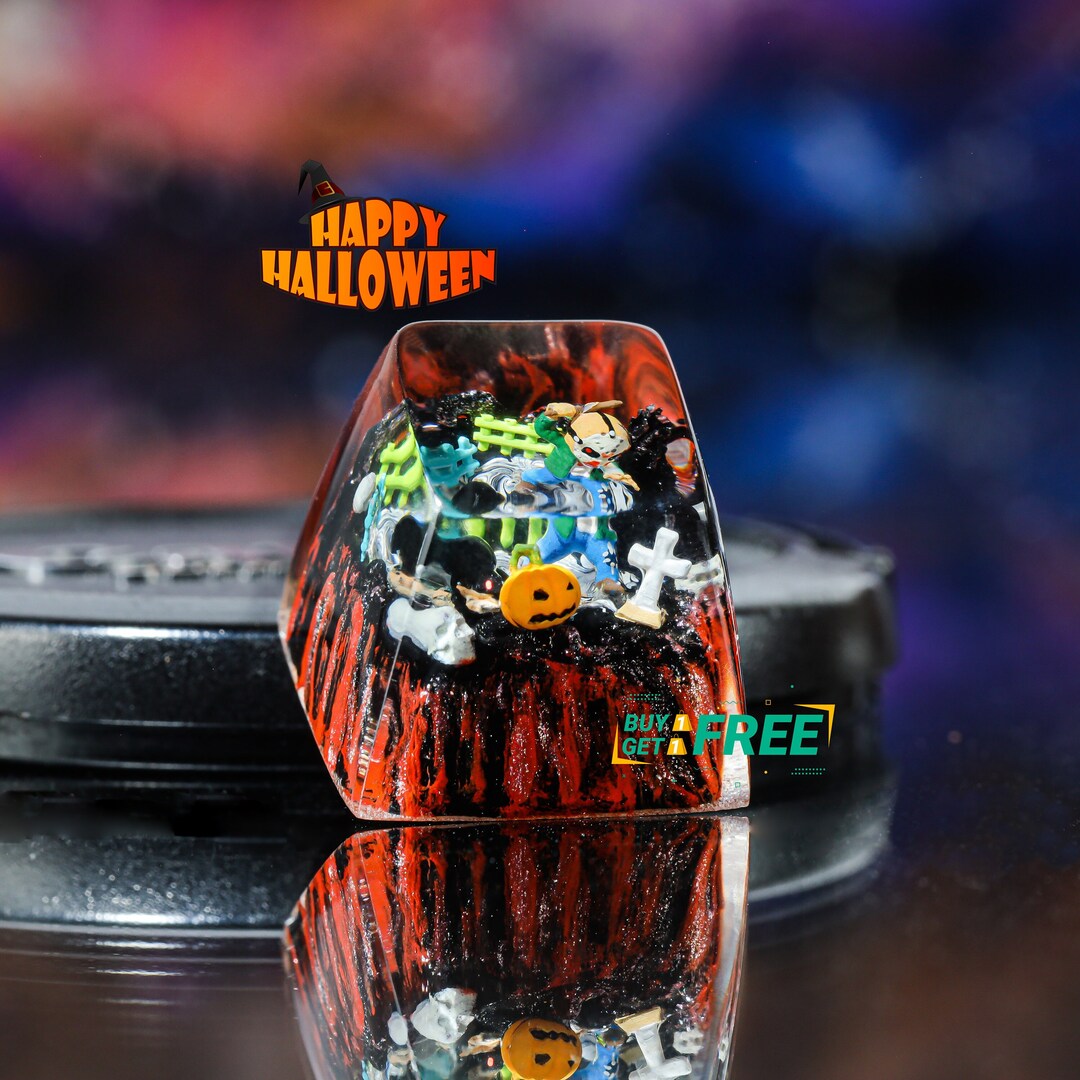 Halloween Keycap, Horror Keycap, Anime Keycaps, Custom Keycap, Artisan ...