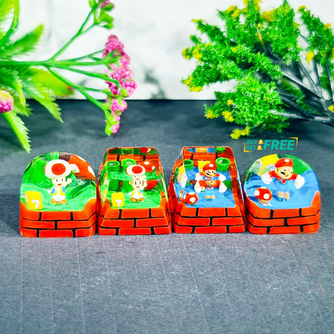 Mario Keycap, Super Mario Keycap, Game Keycap for Cherry MX, SA Profile ...