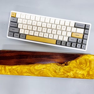 Resin and Wood Wrist Rest, Resin Wrist Rest, Keyboard Wrist Rest ...