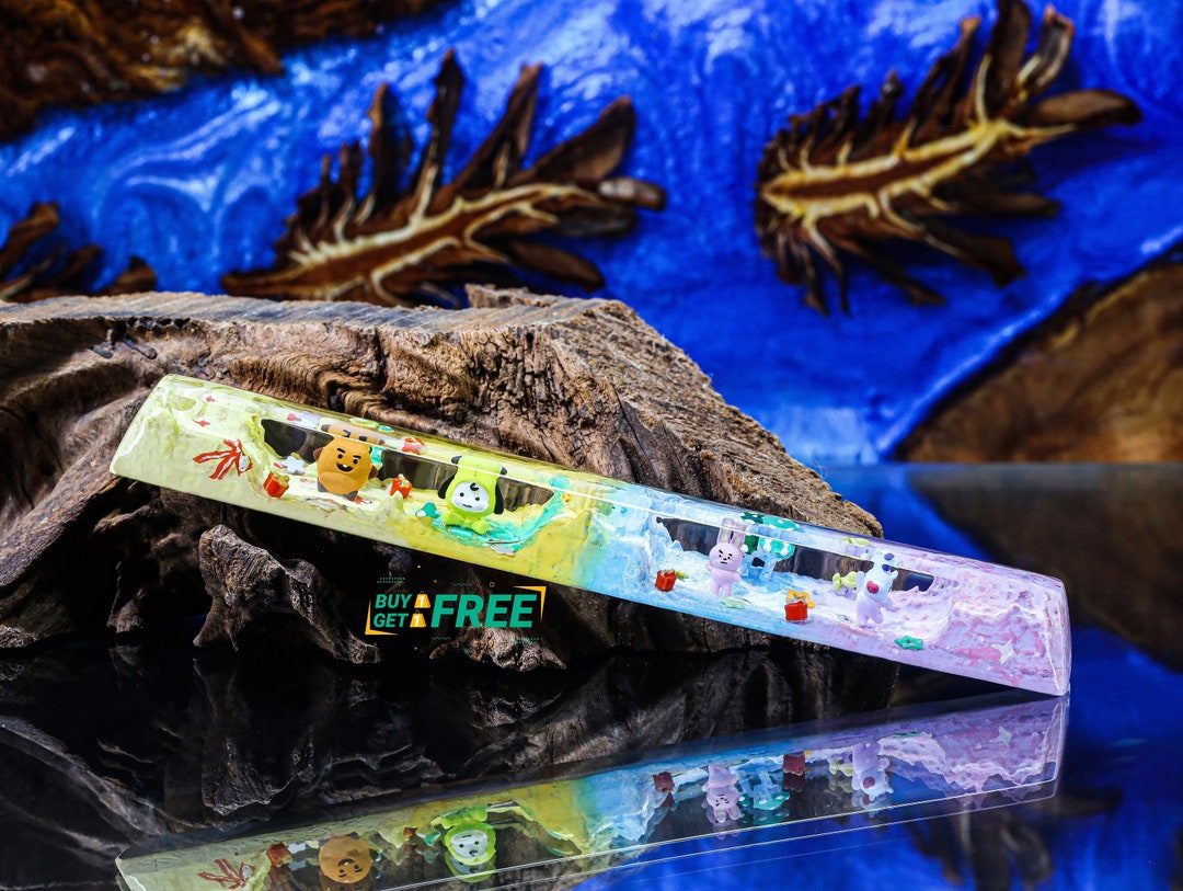 Custom Spacebar Artisan Keycap, Resin Keycap Spacebar, Custom Keycaps ...