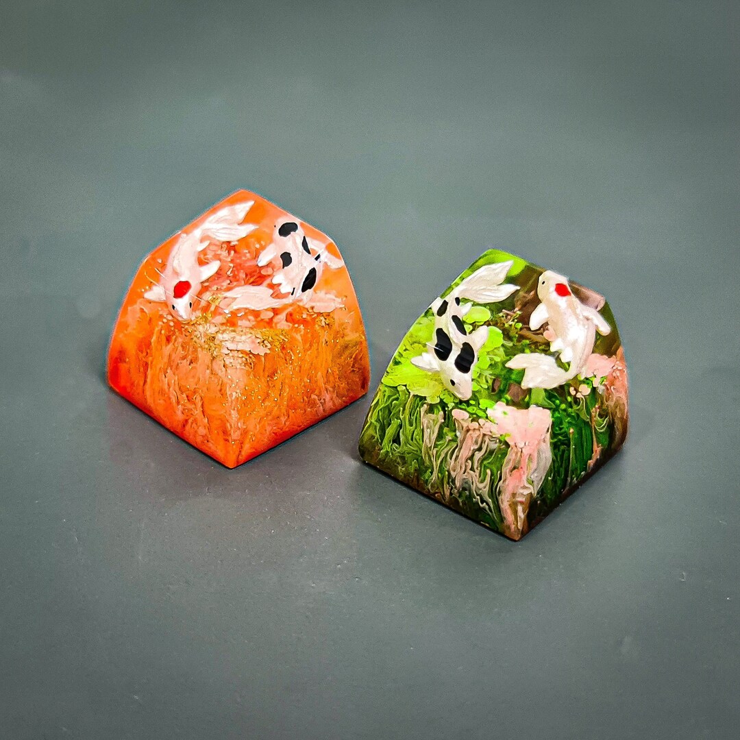 Koi Keycap, Koi Fish Keycap, Custom Keycap, Artisan Keycap, Cherry Mx ...