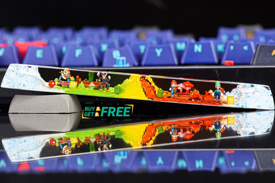 Game Spacebar Keycap, Custom Keycap, Artisan Keycap, Character Custom ...