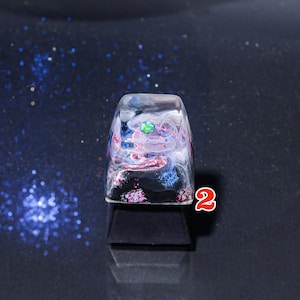 Galaxy Artisan Keycap, Space Resin Keycap, Interstellar Artisan Keycap ...