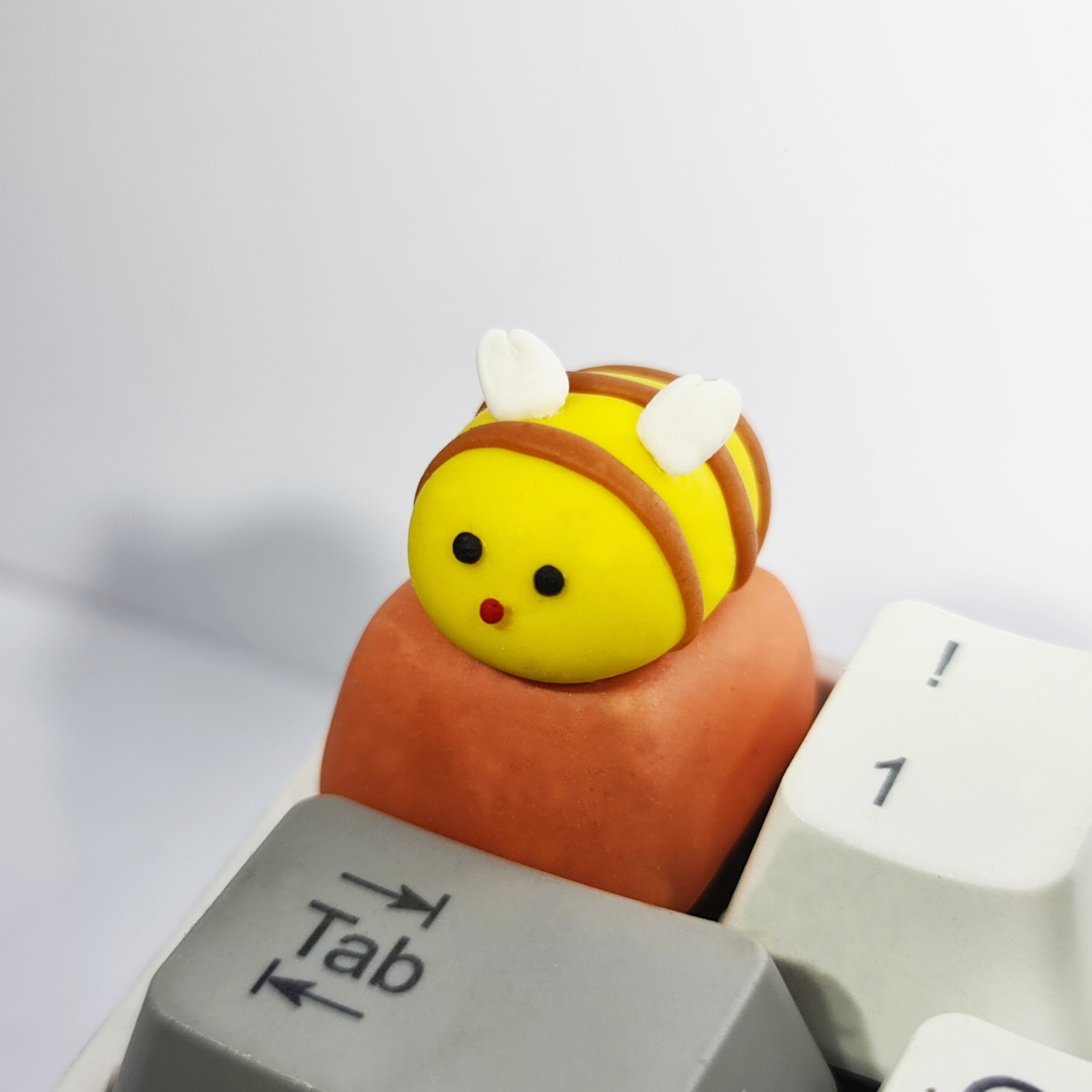 Yellow Bee Keycap for Cherry MX Keyboard Handmade Keycap - Etsy